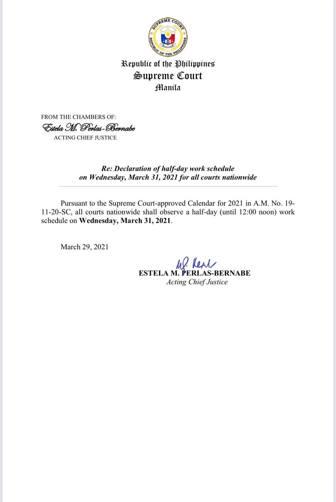 Declaration Of Hald day Work Schedule On Wednesday March 31 2021 For Declaration Of Hald day Work Schedule On Wednesday March 31 2021 For